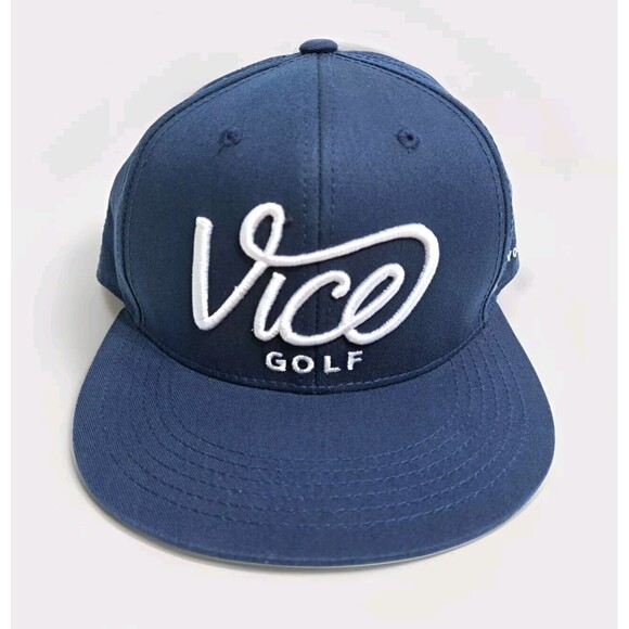Vice Golf | Accessories | Vice Golf Snapback Hat Blue Crew Cap ...